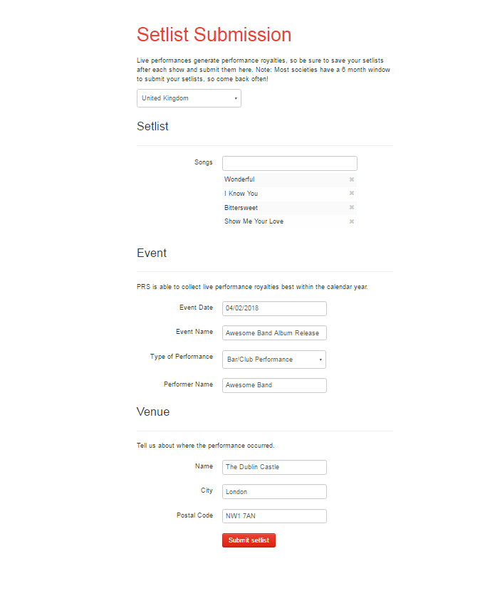 The Importance of Setlists